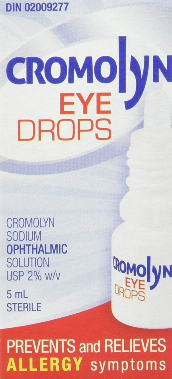 Cromolyn Sodium Allergy Relief Eye Drops (Sodium Cromoglycate ...